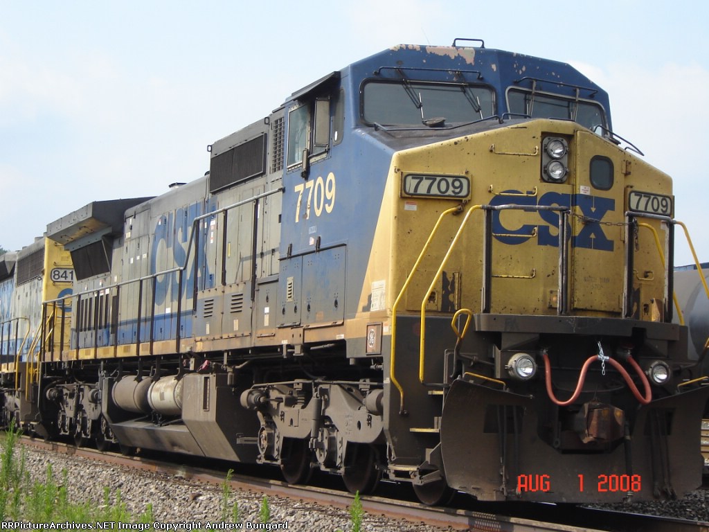 CSX 7709 GE C40-8W August 1, 2008